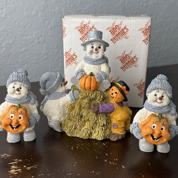 Holiday | Snow Boo Buddies Halloween Lot Of 3 Peekaboo 55 Original Box ...